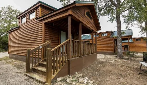 Log Cabin for Family Glamping Vacation near San Antonio, Pipe Creek ...