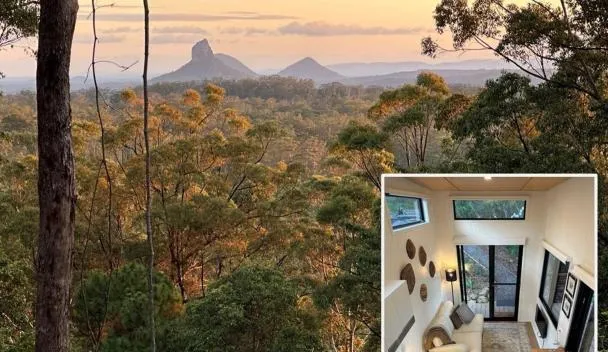 Secluded Tiny House with amazing views Wild100 BnB, Peachester ...
