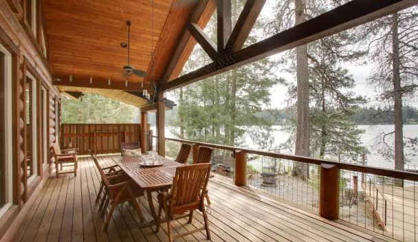 Dock, Decks & Epic View! Sacheen Lake Family Cabin, Newport ...