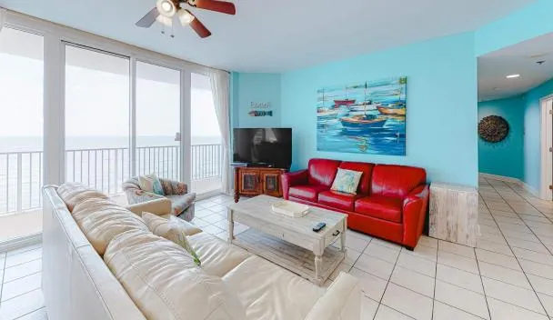 Corner Condo w Amazing Gulf-Front Views Balcony & Shared Pools Hot Tubs ...